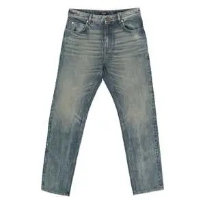 Balmain Straight-leg Faded Effect Jeans - Blue