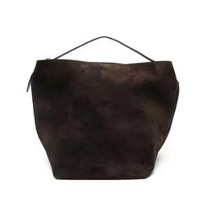 TOTEME Suede Tote Bag - Brown