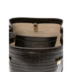 TOTEME Croc-effect Calf Leather Bucket Bag