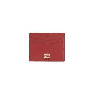 Miu Miu Credit Card Case - Red
