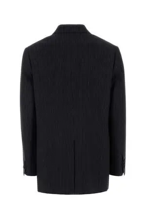 Fendi Embroidered Wool Blend Blazer - Multicolor