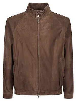 Brunello Cucinelli Brunello Cucinelli Leather Jacket Multicolor