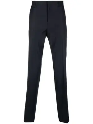 LANVIN Virgin Wool Cigarette Trousers