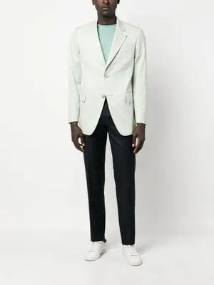LANVIN Virgin Wool Cigarette Trousers