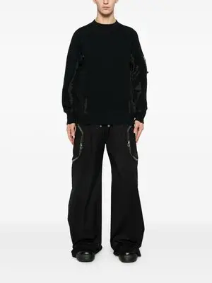 Sacai Crew Neck Long Sleeve Sweater