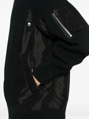 Sacai Crew Neck Long Sleeve Sweater
