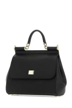 Dolce & Gabbana Leather Medium Sicily Handbag