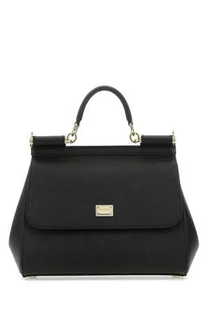 Dolce & Gabbana Leather Medium Sicily Handbag