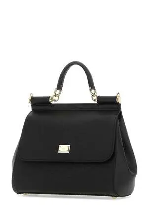 Dolce & Gabbana Leather Medium Sicily Handbag