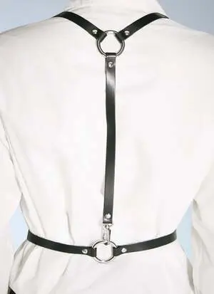 VIVIENNE WESTWOOD Studded Leather Harness Belt