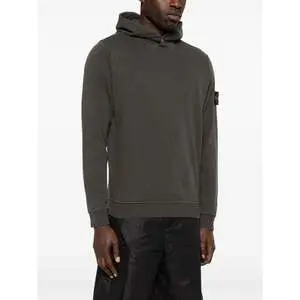 Stone Island Hooded Sweatshirt - Gray