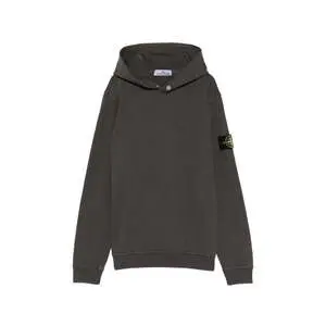 Stone Island Hooded Sweatshirt - Gray