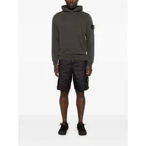 Stone Island Hooded Sweatshirt - Gray