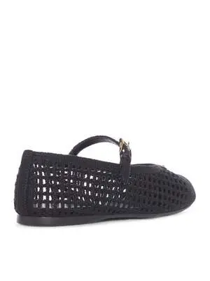 Prada Crochet Ballerina Flats