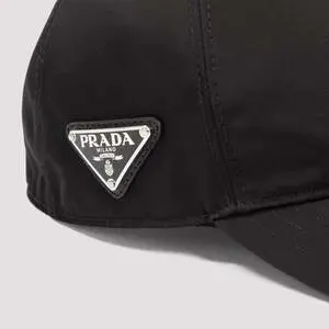 Prada Re-nylon Baseball Cap - Black