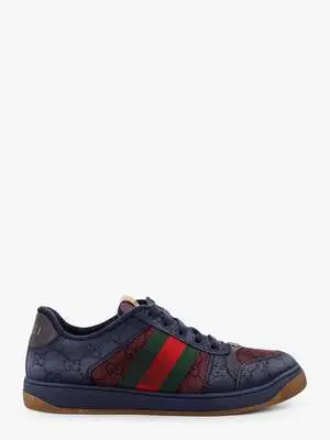 Gucci Gg Bicolor Fabric Sneakers - Blue