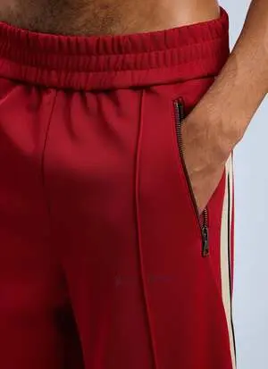 Palm Angels Classic Logo Zip-up Track Pants - Red