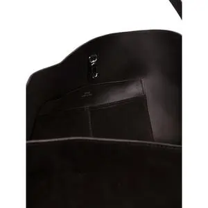 TOTEME Espresso Suede Tote Bag - Black