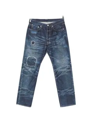 Junya Watanabe JUNYA WATANABE Cotton And Nylon Trousers With Contrast Stitching Multicolor
