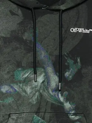 Off-White Dark Painting Skate Hoodie - Multicolor