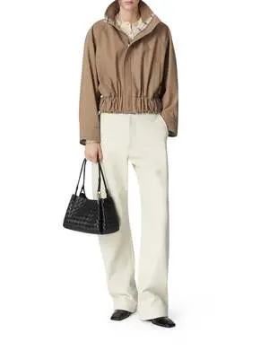 Bottega Veneta Intrecciato Lambskin Shoulder Bag