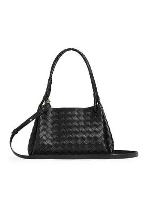 Bottega Veneta Intrecciato Lambskin Shoulder Bag