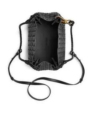 Bottega Veneta Intrecciato Lambskin Shoulder Bag