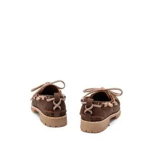 GOLDEN GOOSE Waxed Suede Boat Shoes