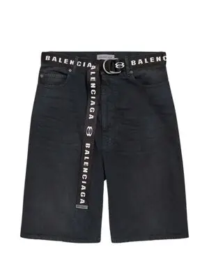 Balenciaga Denim Shorts For Men