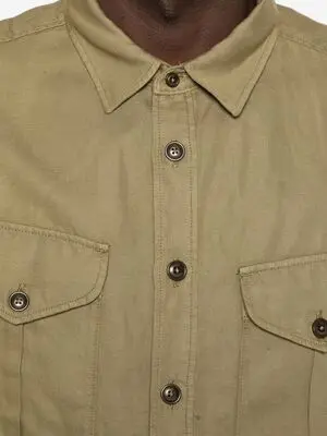 C.P. COMPANY Cotton And Linen Blend Shirt