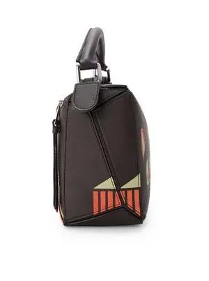 Loewe Futurist Cat" Small Puzzle Bag In Calfskin - Multicolor