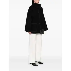 TOTEME Single-breasted Coat With Fringe Detailing