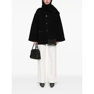 TOTEME Single-breasted Coat With Fringe Detailing