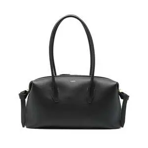 Yuzefi Leather Top Handle Bag - Black