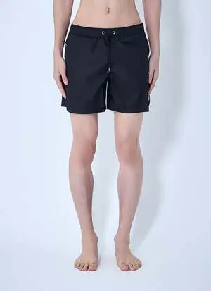 Moncler Elasticated Waist Swim Shorts With Drawstring