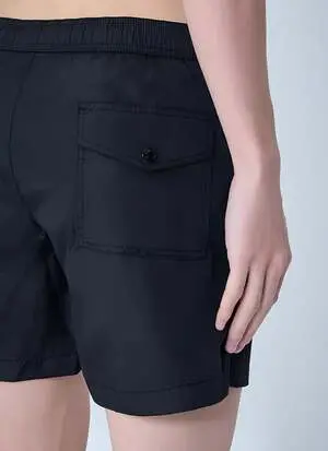 Moncler Elasticated Waist Swim Shorts With Drawstring