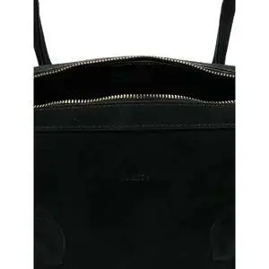 Yuzefi Suede Tote Bag - Black