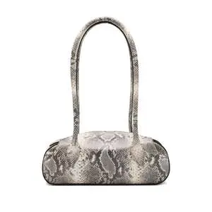 Yuzefi Ash Snakeskin Top Handle Bag