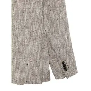 Tagliatore Textured Peak Lapel Blazer - Brown
