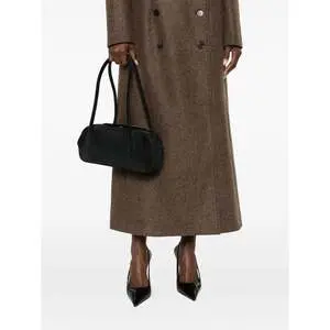 Yuzefi Suede Top Handle Bag - Black