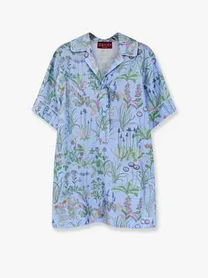 Gucci Printed Silk Shirt - Multicolor