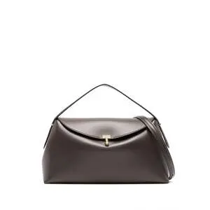 TOTEME Calf Leather Shoulder Bag - Brown