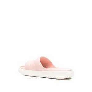 Moncler Embossed Slip-on Slides - Pink