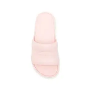 Moncler Embossed Slip-on Slides - Pink