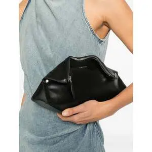 Alexander McQueen Calf Leather Clutch - Black
