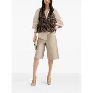 Brunello Cucinelli Sequin Embellished V-neck Sleeveless Vest