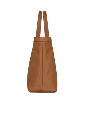 Saint Laurent Large Leather Tote Bag