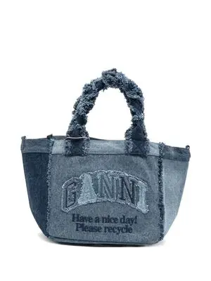 GANNI Denim Tote Bag - Multicolor