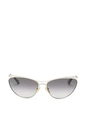 Chloé Gold-tone Cat-eye Frame Sunglasses - Multicolor