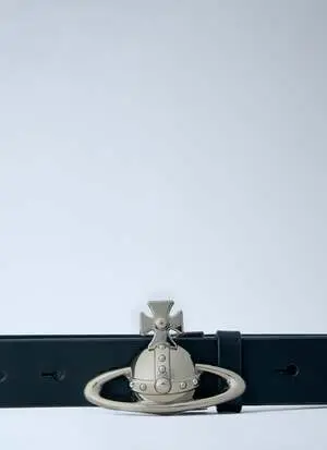 VIVIENNE WESTWOOD Orb Buckle Leather Belt
